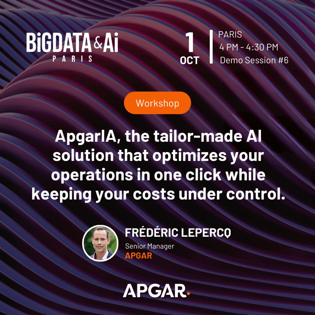 ApgarIA at the heart of Big Data Paris 2025 - APGAR.